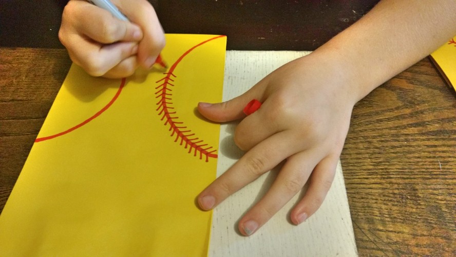DIY Softball Treat Bags - Inspiring Momma